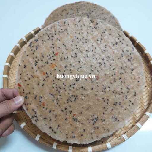 Bánh Tráng Nướng Mè Đen Hành Ớt Nước Cốt Dừa Bến Tre - Hương Vị Quê